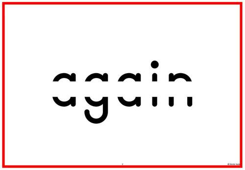 Sight Words Fluency Practice Flash Cards by Words Aside | TPT