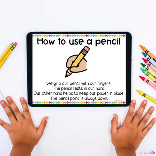 How To Use School Supplies | Visuals, Printables, & Digital Slides ...