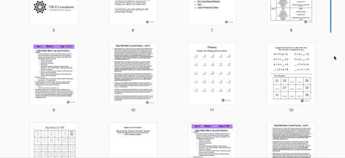 TRUE Box 1st Grade Math Units 1-8 (Full Year) by TRUE Box | TpT