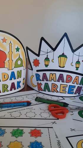 Ramadan Crown Craft | Ramadan Craft | Ramadan Activities by Club Artizan