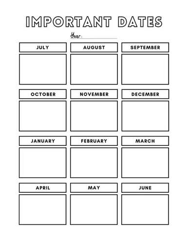 Homeschool Planner Calendar Refill | 2026 by Little Rainbow School House