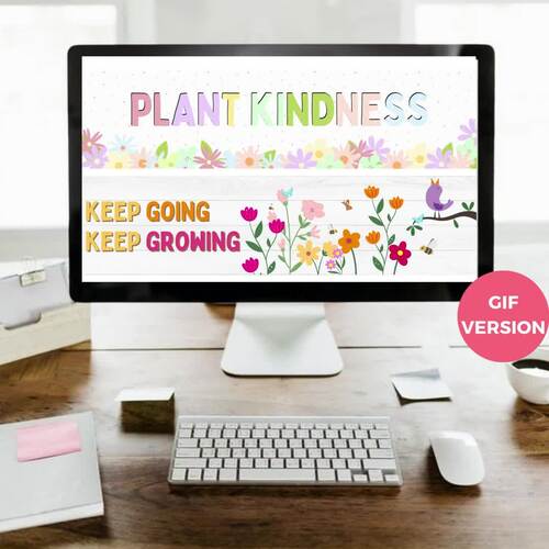 Spring Google Classroom Header Animated Banner for Distance Learning