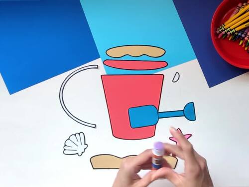 Beach Craft | Summer Craftivity | Beach Day Summer Bucket List | Dia de ...