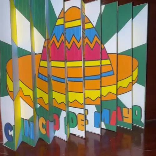 Cinco De Mayo Agamographs Project Craft & Coloring pages | Mexican Fiesta