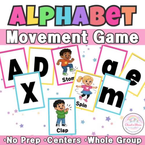 Alphabet Movement Game | Letter Recognition & Phonics Activity ...
