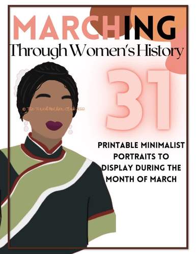 March Women's History Month Bulletin Board by The Tired Mother Club