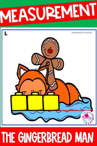 THE GINGERBREAD MAN NonStandard Measurement Measuring Length Christmas Math