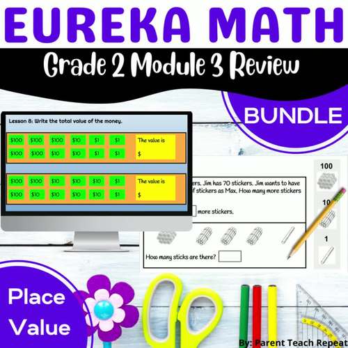 Engage NY {Eureka} Math Grade 2 Module 3 Digital PDF Review BUNDLE ...