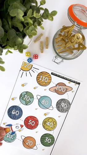 Skip counting by 2, 5 and 10 Math Centres | Counting Games | TPT