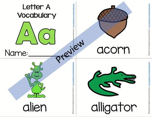 Alphabet: Letter A- Differentiated- Phonics-Reading- SPED & Autism ...