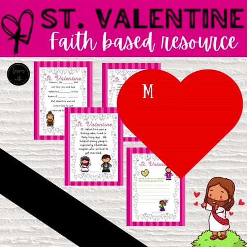 Catholic Resource-St. Valentine's Day Workbook (Religious Worksheets)