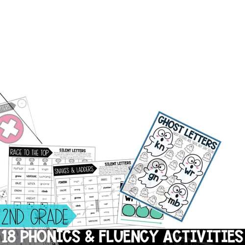 Silent Letters Worksheets, Activities & Games for 2nd Grade Phonics or ...