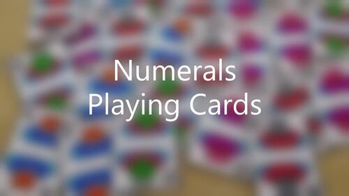 Numeral Playing Cards | Number Recognition Games for Math Centers or ...