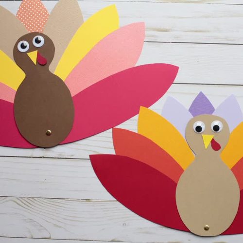 Turkey Craft - Thanksgiving Craft Activity - Thanksgiving Bulletin Board