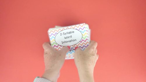 2 Syllable Word Flashcards + Intonation Marks, Pictures and Text ...