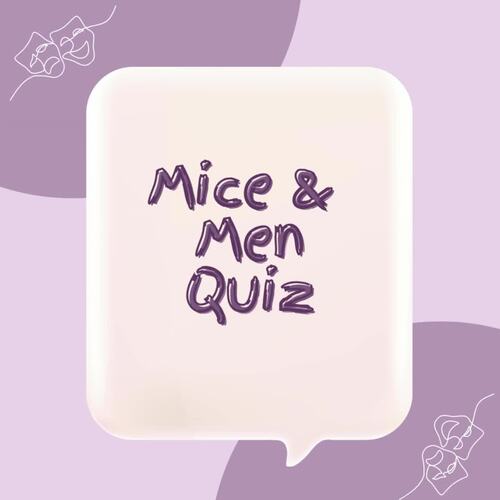 Mice and Men Themed Quiz Game Activity by Worksheet Whisperer | TPT
