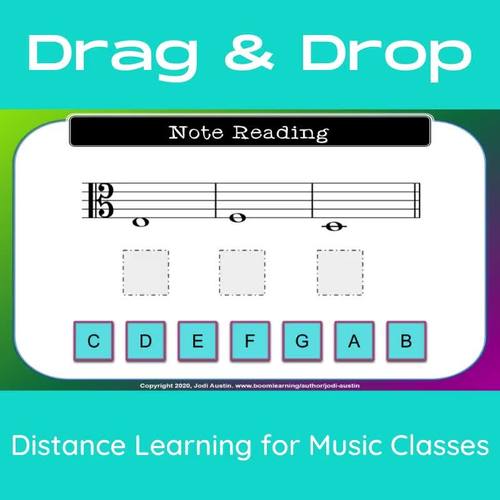 Elementary Orchestra - Note Reading Drag & Drop Bundle by Jodi Austin