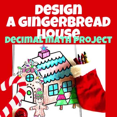 Gingerbread Math Activity | Multiplying Decimals | Holiday Math Craft ...