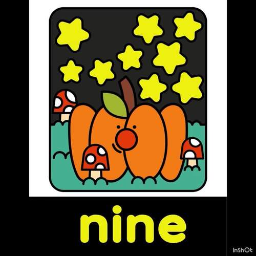 Fall Pumpkin Themed Numbers to 10 Center Activity and Poster Bundle