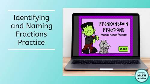 Digital Practice for Identifying and Naming Fractions Using Models