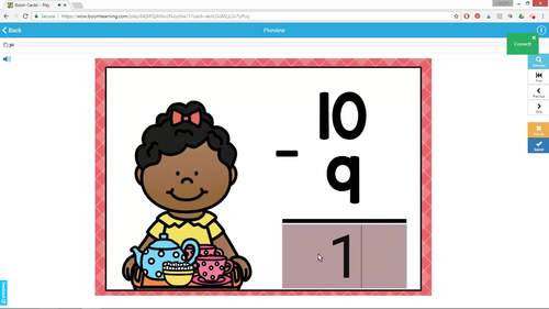 Addition and Subtraction Within 10 Boom Cards | Digital Fact Fluency