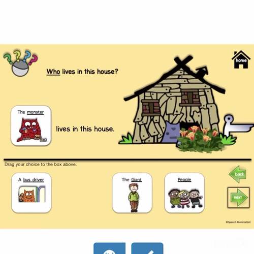 BOOM CARDS Love Monster Sequence, Describe, Questions, Same/Different