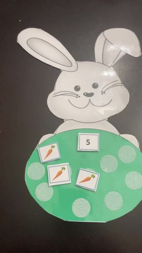 Interactive Bunny Numbers Activity- Count Carrots 1-10 (Easter) | TPT