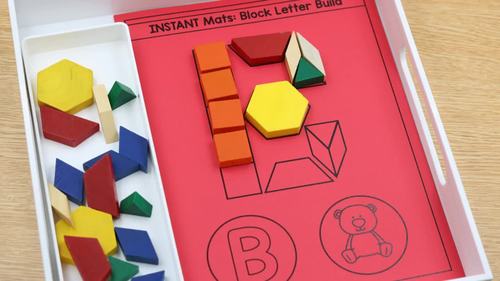 INSTANT Alphabet Fine Motor Mats by Tara West - Little Minds at Work