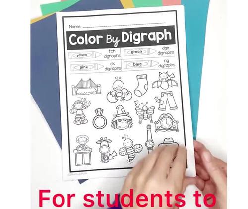 Consonant Digraphs & Initial / Beginning Sounds Worksheets & Phonics Games