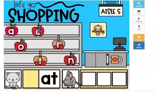 Shopping for Beginning Sound Substitution | TpT