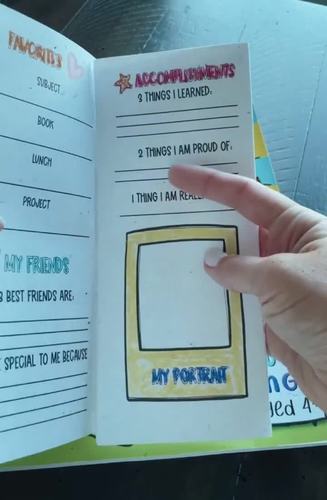 Memory Book Brochure | End of the Year Activities Elementary | Yearbook ...