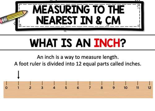 Measuring to the Nearest Inch and Centimeter Boom Cards & Printable ...