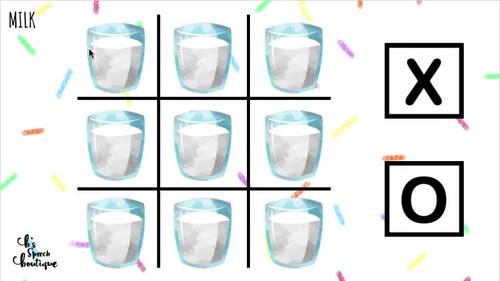 Tic Tac Toe Articulation | M Speech Sound Game | Apraxia | Labial Sounds