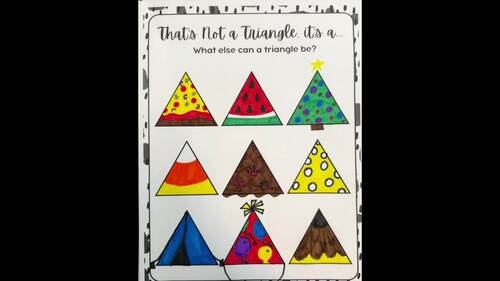 That's Not a Triangle... Morning Work/Early Finisher/No Prep Shape ...