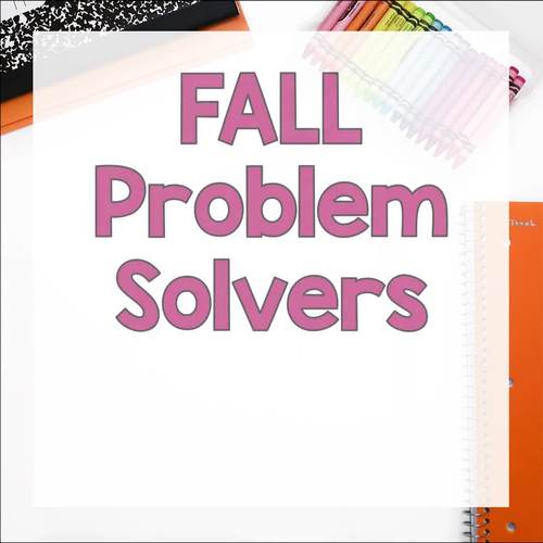 Fall Problem Solvers - Making Inferences - Mystery Games - Fall ...