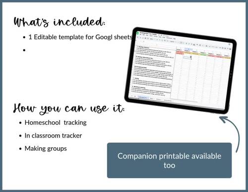 I can Statements editable Printable and Google Sheet Kindergarten