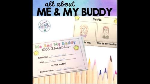 All About Me And My Buddy Booklet by It's All Primary | TpT