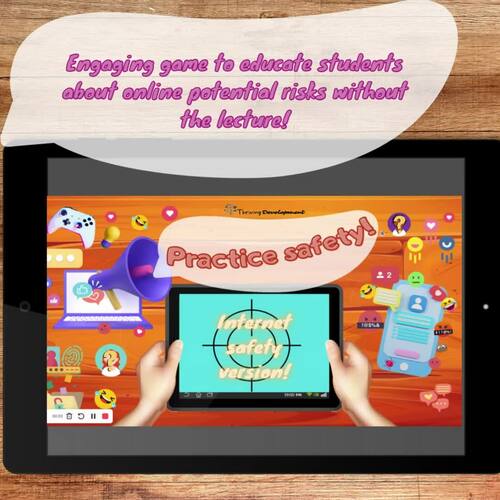 Online Risks & Internet Safety Digital Game for Students | TPT