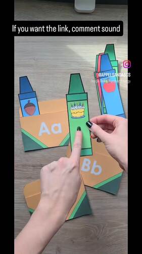 Beginning Sounds - Crayons | LITERACY by Appels And ABCs | TPT