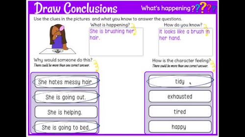 Digital Reading Strategies Inference and Drawing Conclusions by Aussie ...