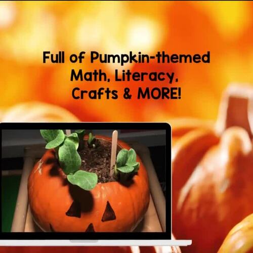 Pumpkin Theme Activities for Preschool & PreK - Lesson Plans by Teach PreK