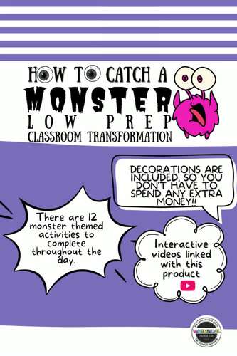 3rd Grade Halloween Classroom Transformation | How to Catch a Monster
