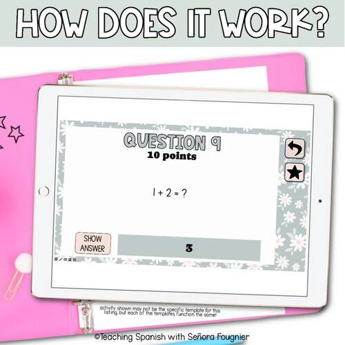 Digital Activity Template For All Subjects COMMERCIAL USE | TPT