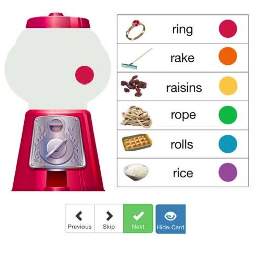 Initial R Sound Game "Speech Gumballs" Articulation BOOM CARDS™ by Bri-SLP