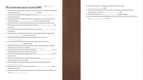 Revolution: Becoming a Nation (episode 11) fill-in-the-blank Video Guide