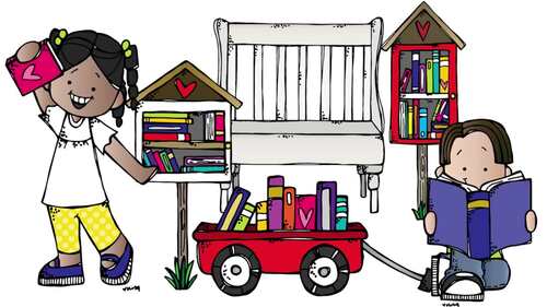 Library Littles clip art, book clip art, reading clip art Melonheadz ...