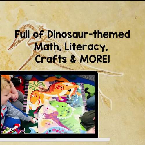 Dinosaur Theme Activities for Preschool & PreK - Lesson Plans by Teach PreK