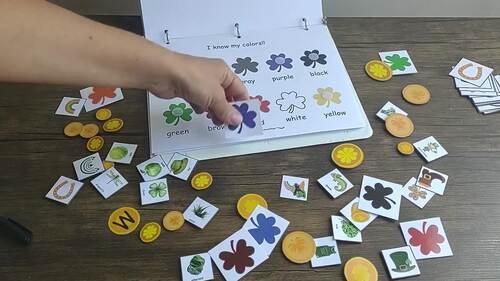 St. Patricks Day Busy Book Printable St. Patricks Day Learning Binder PDF