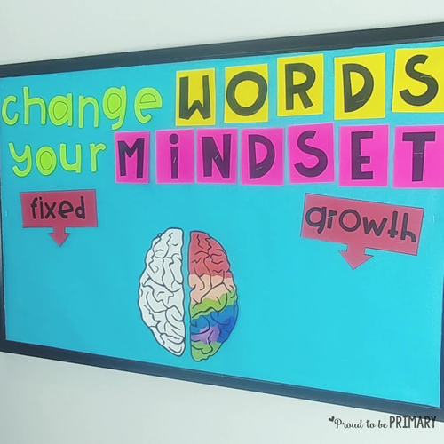 Growth Mindset SEL Activities Posters Bulletin Board, SMART Goal ...