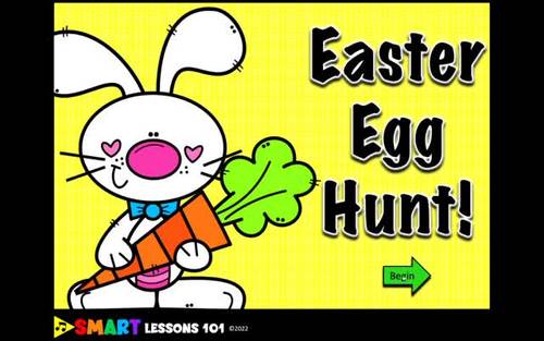 EASTER EGG HUNT COUNTING BEATS Note Value Music Game Rhythm Symbols